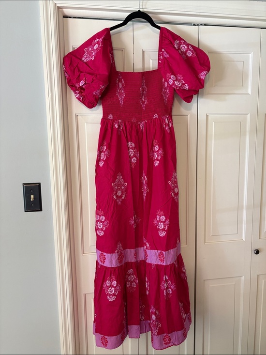 Sugarlips | Dresses | Sugarlips Hot Pink Smocked Floral Dress | Poshmark